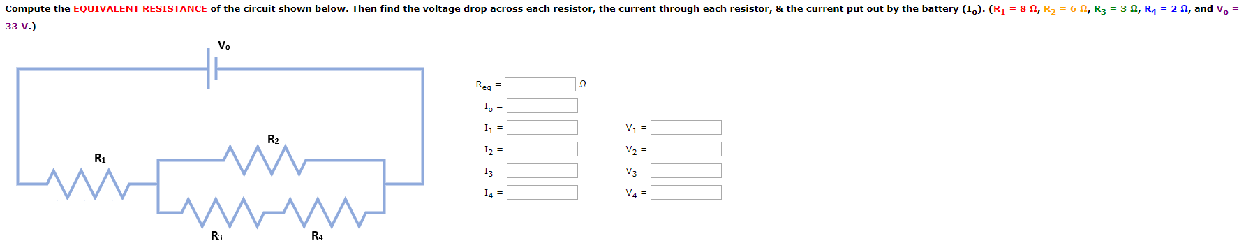 Solved Compute the EQUIVALENT RESISTANCE of the circuit | Chegg.com