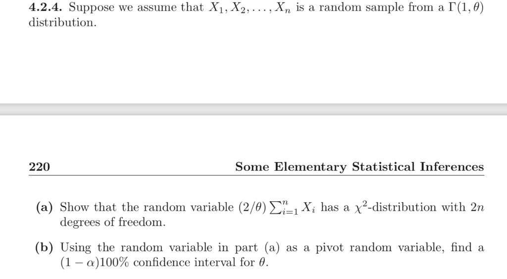 Solved 4.2.4. Suppose we assume that Xi, X2, . .. , Xn is a | Chegg.com