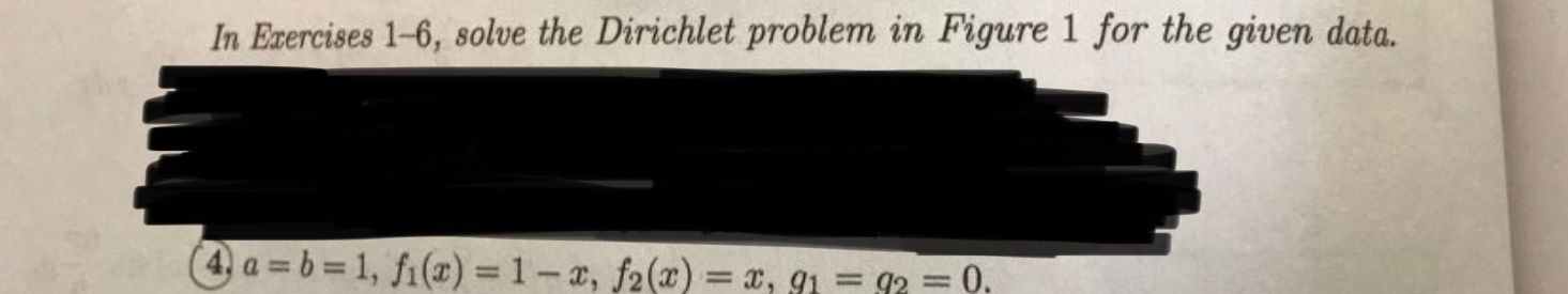 In Exercises 1-6, solve the Dirichlet problem in | Chegg.com