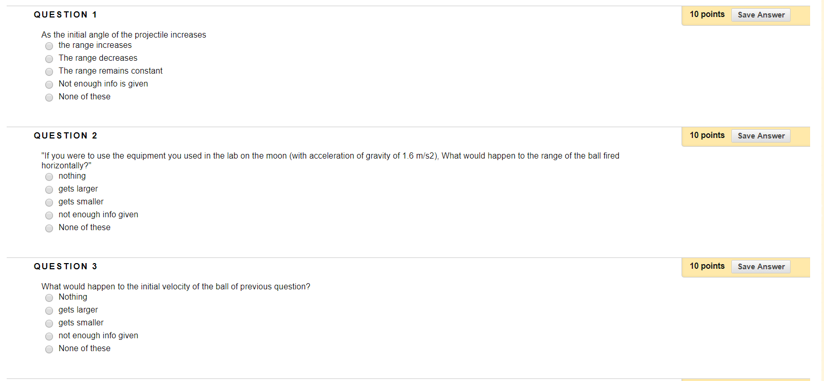 Solved QUESTION 1 10 points Save Answer As the initial angle | Chegg.com