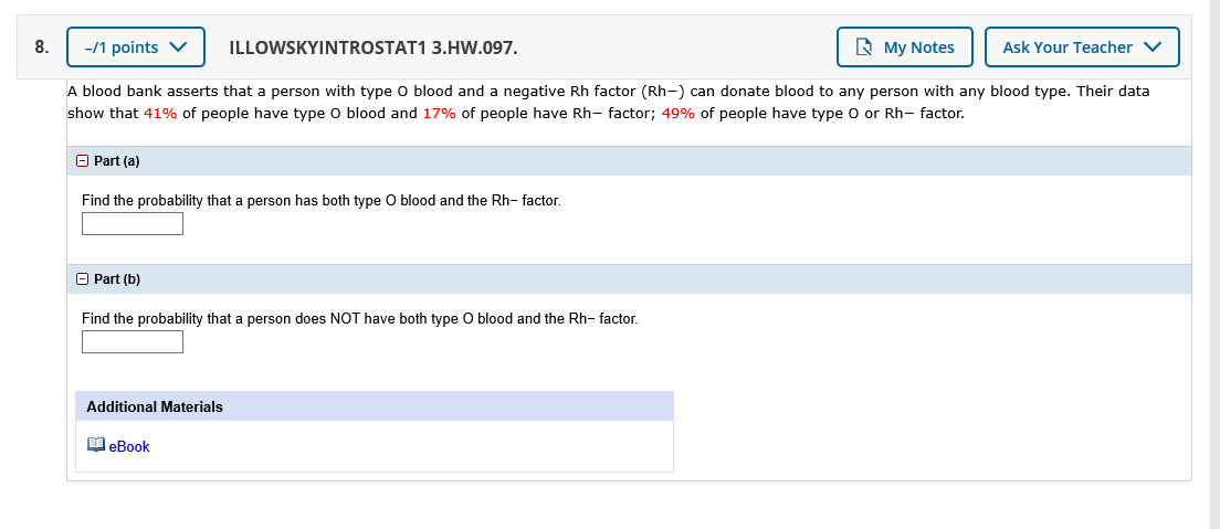 Solved 8. | -11 points V ILLOWSKYINTROSTAT1 3.HW.097. My | Chegg.com Solved 8. | -11 points V ILLOWSKYINTROSTAT1 3.HW.097. My | Chegg.com