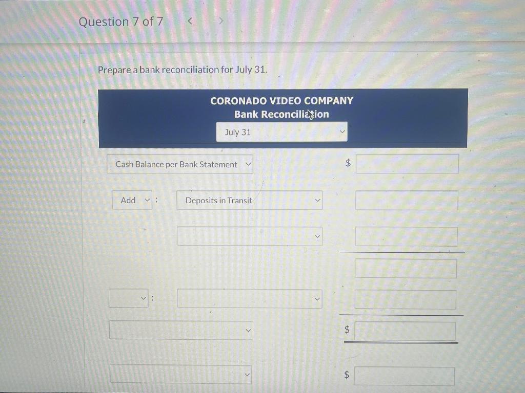 Solved The following information pertains to Coronado Vided | Chegg.com