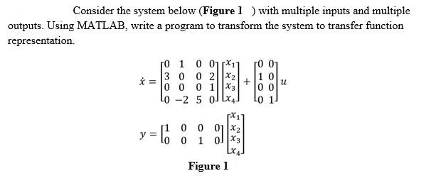 Solved Please help me with a Matlab code that can transform | Chegg.com