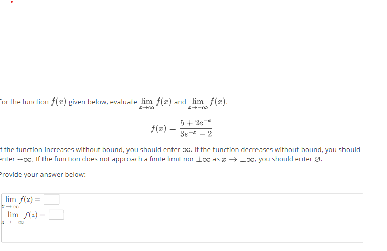 Solved For the function f(x) given below, evaluate | Chegg.com