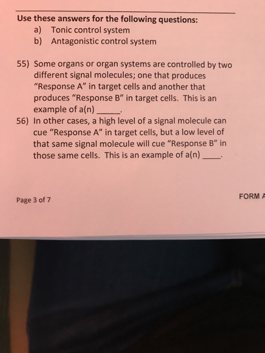 Solved Use these answers for the following questions: a) b) | Chegg.com