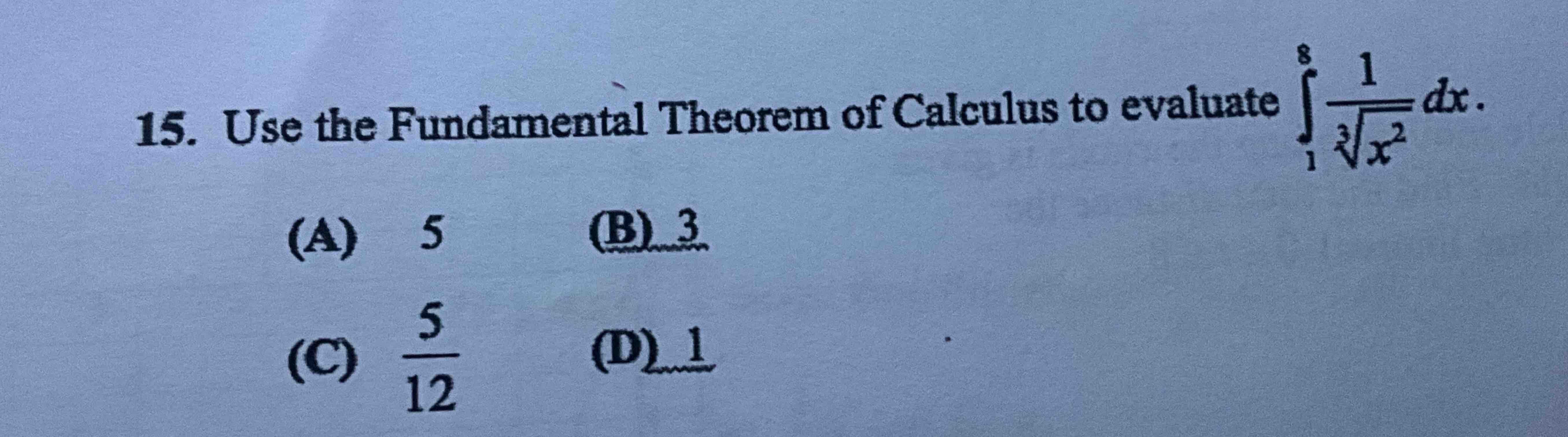 Solved Use the Fundamental Theorem of Calculus to evaluate | Chegg.com