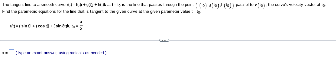 Solved The tangent line to a smooth curve | Chegg.com