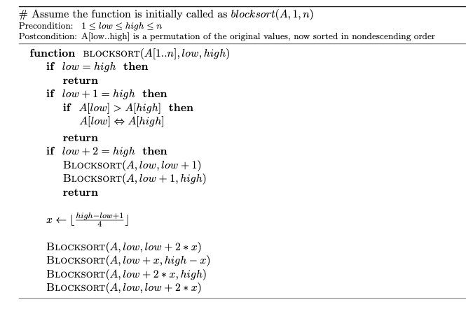 Solved Prove that the following algorithm meets | Chegg.com