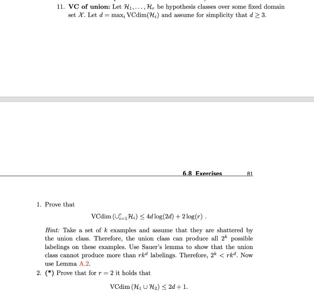 Solved 1 Show The Following Monotonicity Property Of