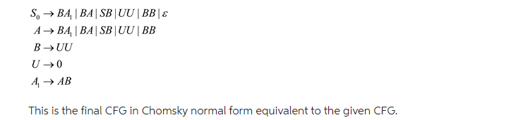 Solved 4. Convert the following CFG into an equivalent CFG | Chegg.com