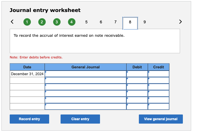 Solved Journal entry worksheet 1 2 3 4 5 6 To record the | Chegg.com
