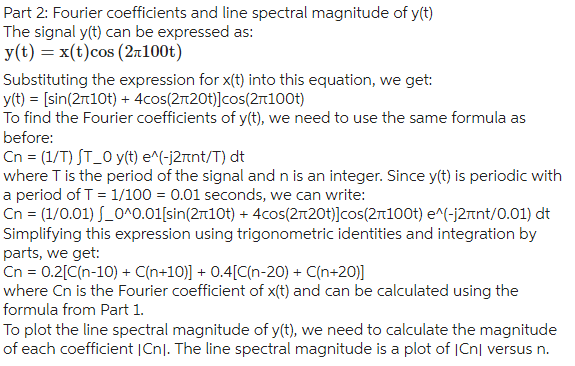 Solved Please Help Need Matlab Portion Please Put Copyable 2519