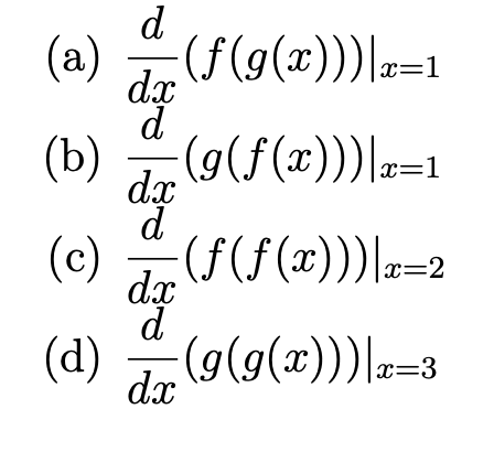 Solved Here is a table of values for | Chegg.com