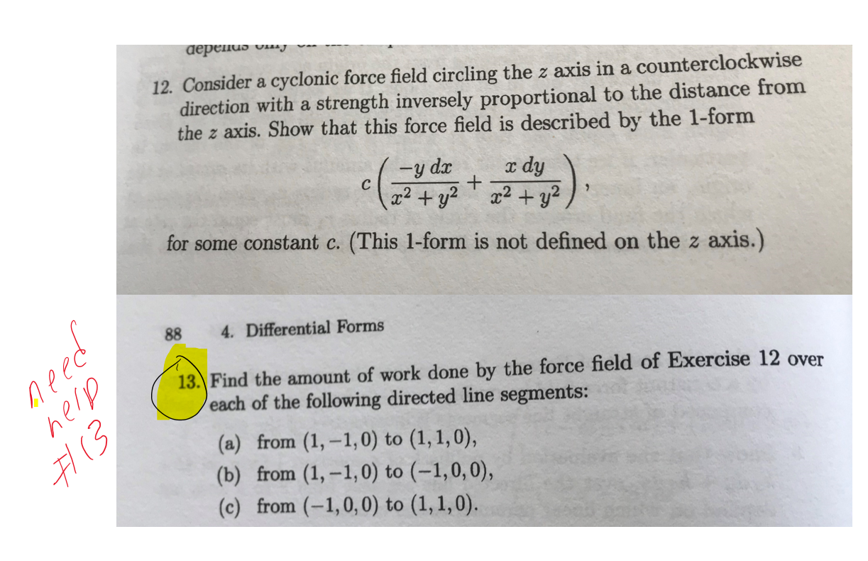 depenu i 12. Consider a cyclonic force field circling | Chegg.com