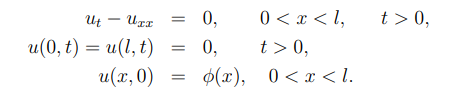 Solved The heat equation with Dirichlet boundary conditions | Chegg.com