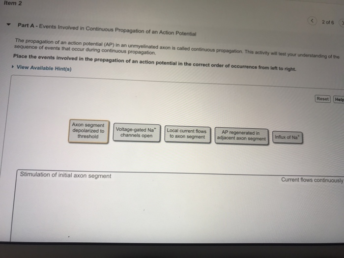 Solved Item 2 K2 of 6 Part A-Events Involved in Continuous | Chegg.com