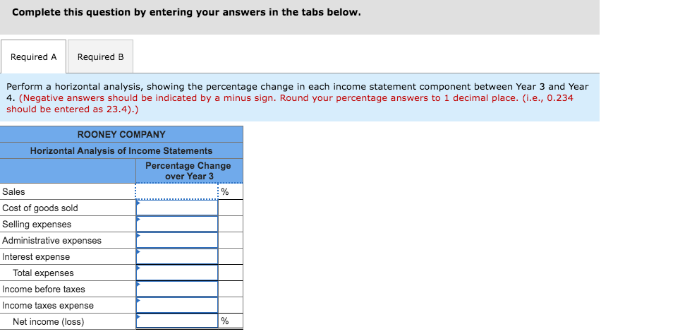 Solved Exercise 9-3A (Algo) Horizontal and vertical analysis | Chegg.com