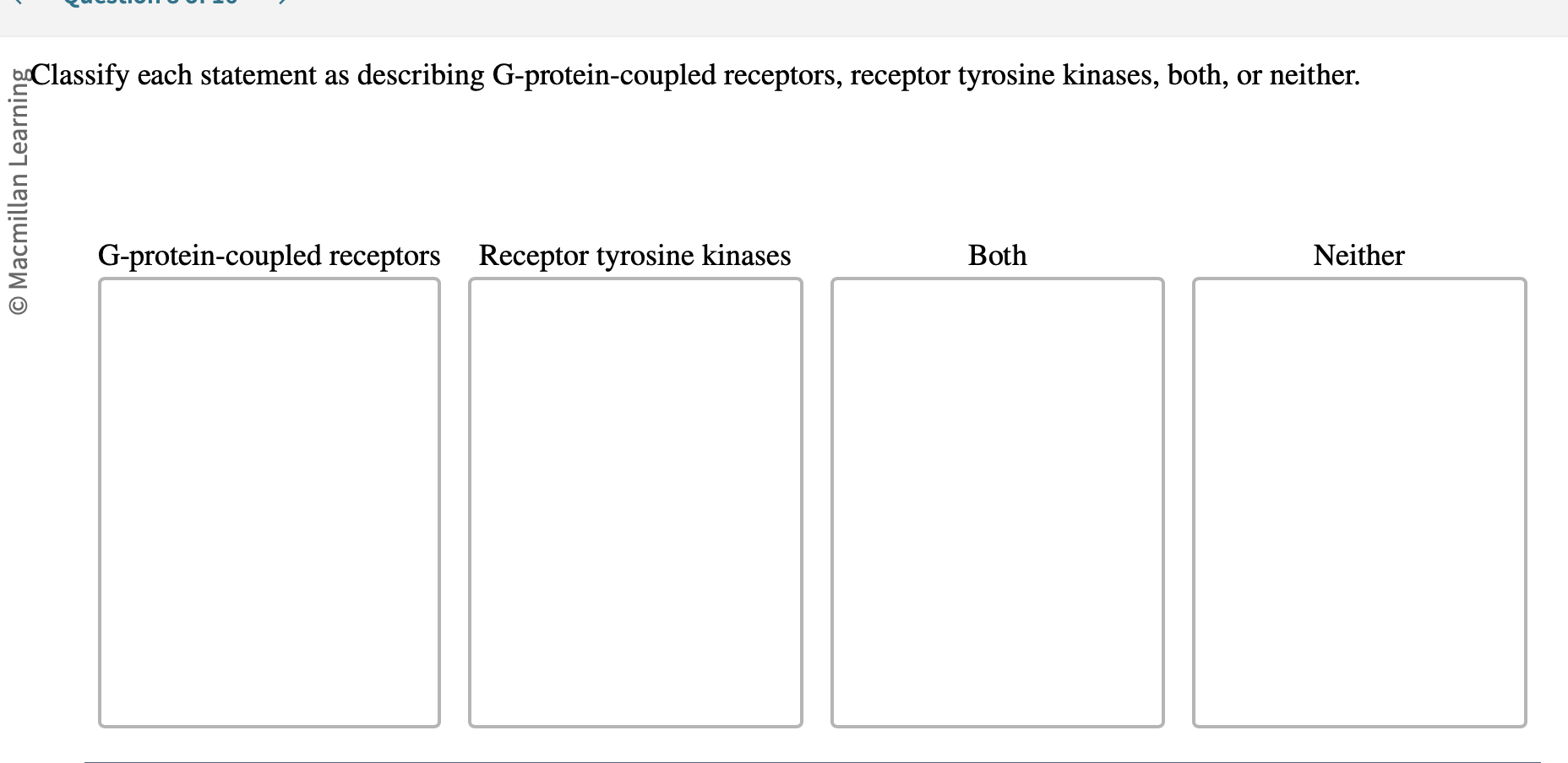 Solved Classify each statement as describing | Chegg.com