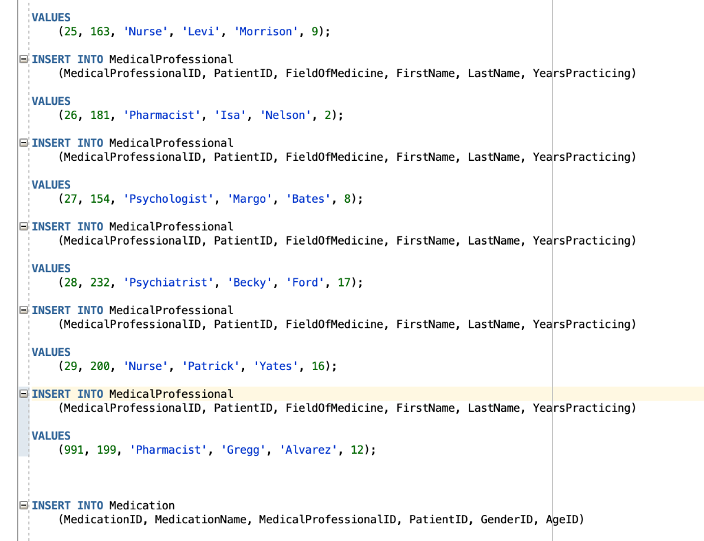 Project Part 3: Stored Procedures Instructions: 1. | Chegg.com