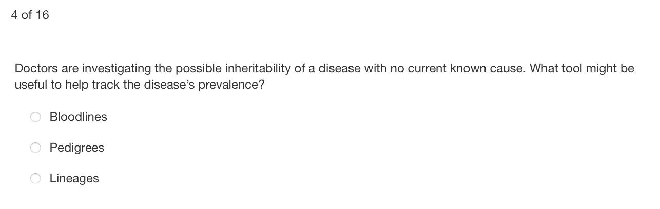 Solved 1 of 16 In phenotypes with codominant inheritance, | Chegg.com