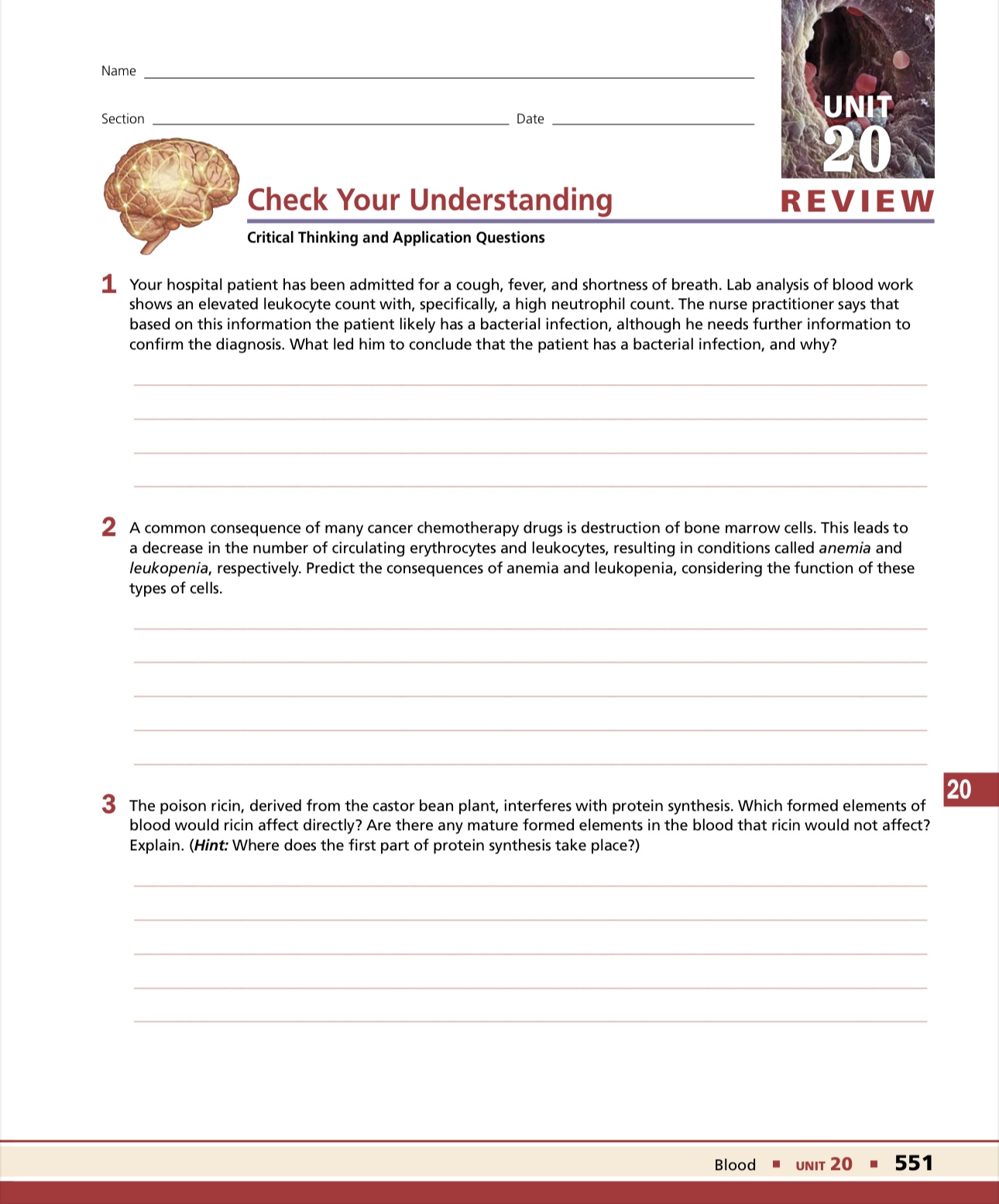 Solved Name Section Date Check Your Understanding REVIEW | Chegg.com