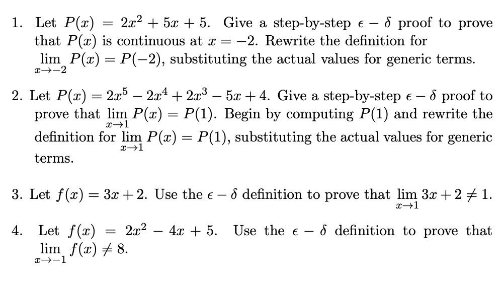 Solved 1 Let P x 2x2 5x 5 Give A Step by step 8 Chegg solved-1-let-p-x-2x2-5x-5-give-a-step-by-step-8-chegg