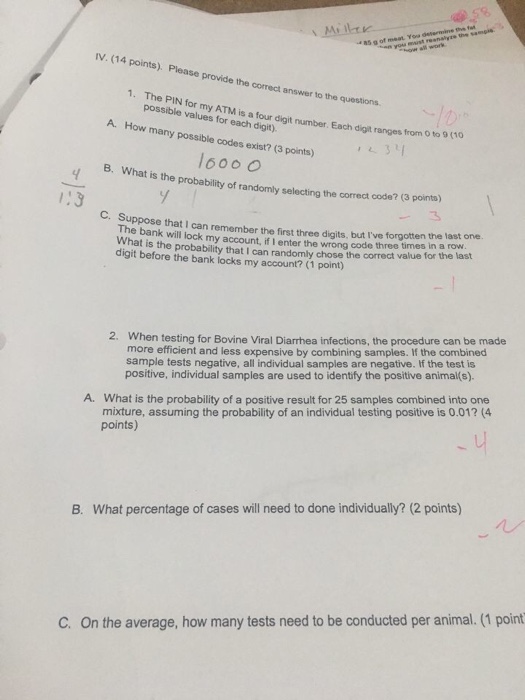 Solved The PIN for my ATM is a four digit number. Each digit | Chegg.com