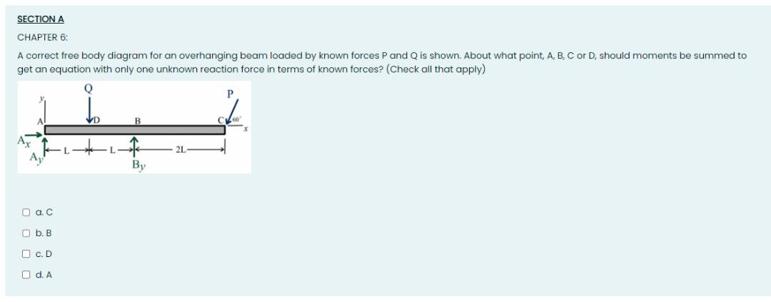SECTION A CHAPTER 6: When modelling a distributed | Chegg.com