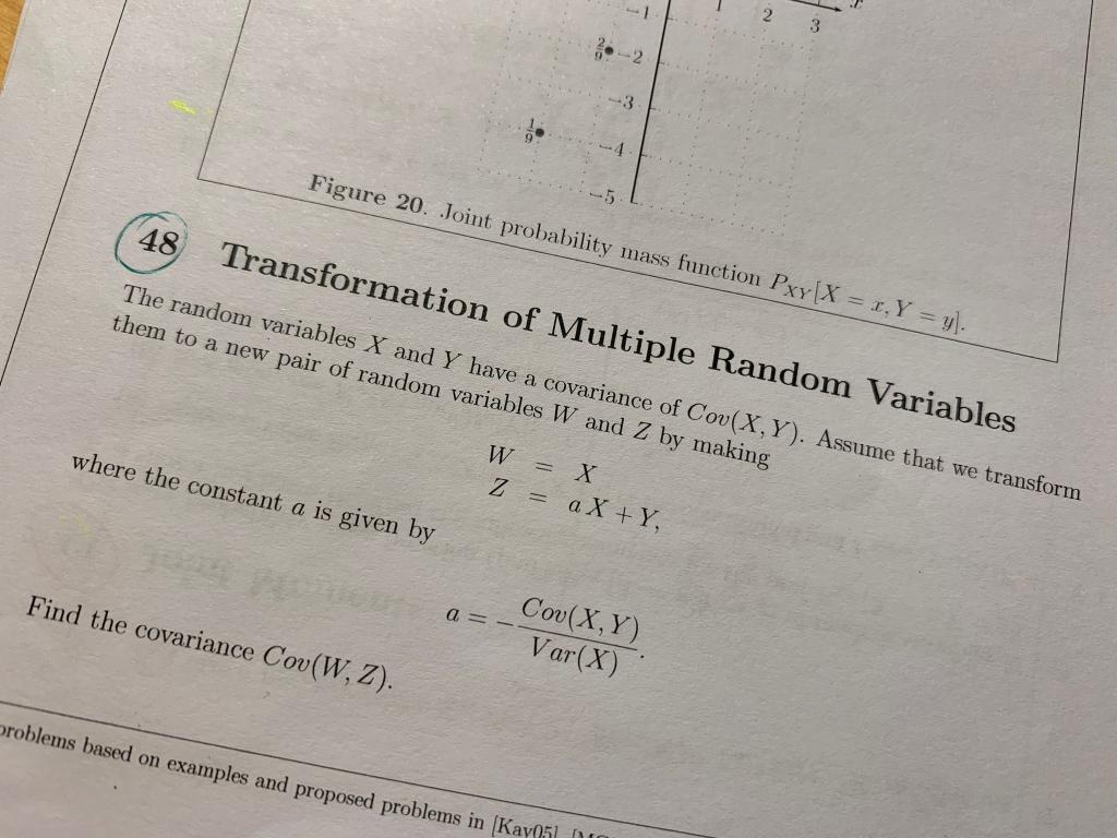 Solved 2 3 Figure 20. Joint probability mass function Pxy[X | Chegg.com