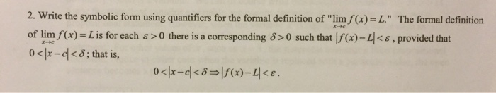 Solved Write the symbolic form using quantifiers for the | Chegg.com