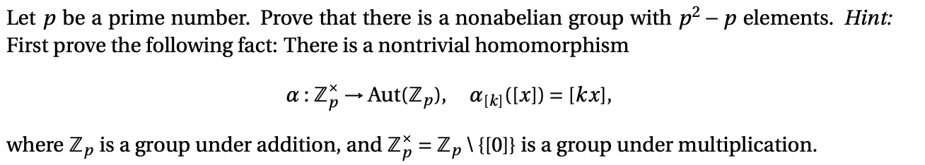 Solved Let p be a prime number. Prove that there is a | Chegg.com