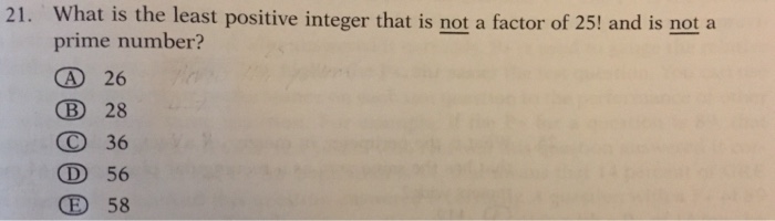 Solved What is the least positive integer that is not a | Chegg.com