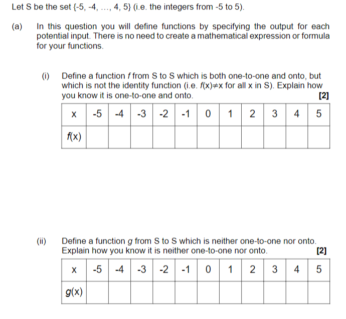 Solved (a) In this question you will define functions by | Chegg.com