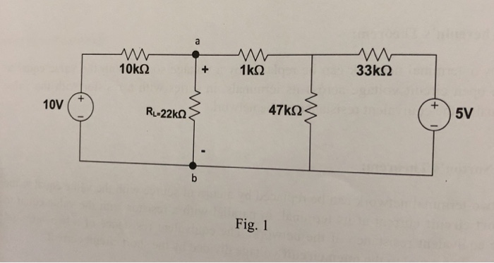 Solved For the circuit shown in Figure 1: 1-Find the VTH,Isc | Chegg.com