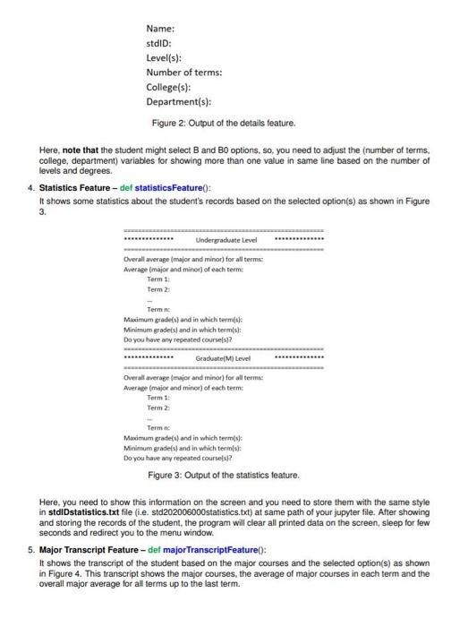 Solved Name: stdID: Level(s): Number of terms: College(s): | Chegg.com