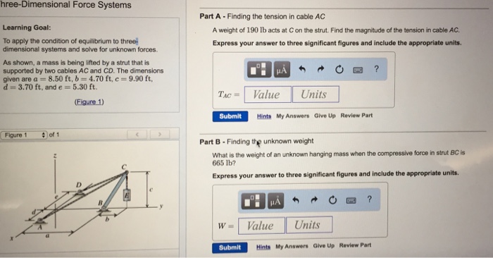 Solved hree-Dimensional Force Systems Learning Goal: To | Chegg.com