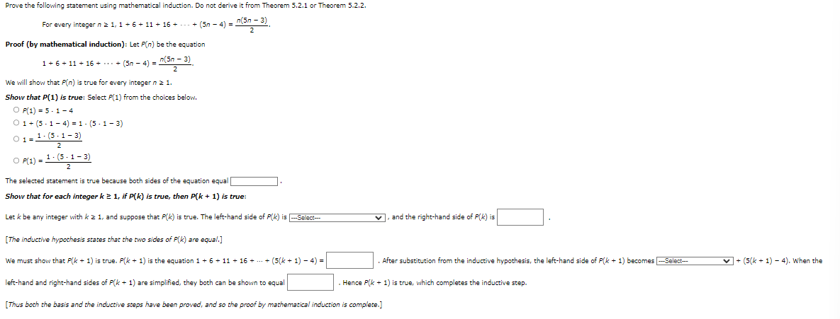 Solved Prove the following statement using mathematical | Chegg.com