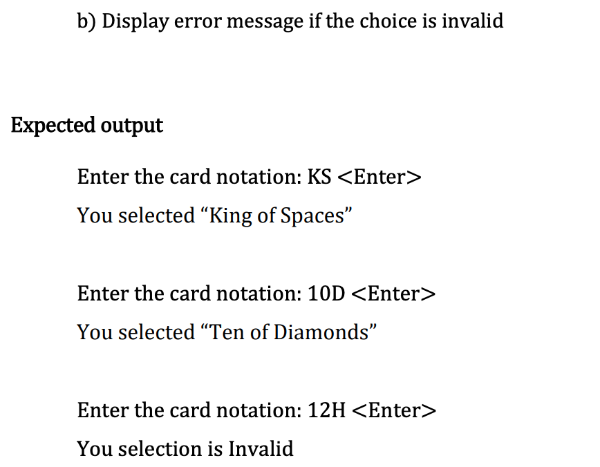Solved 3 Playingcardpy 25 Points Write A Program That 