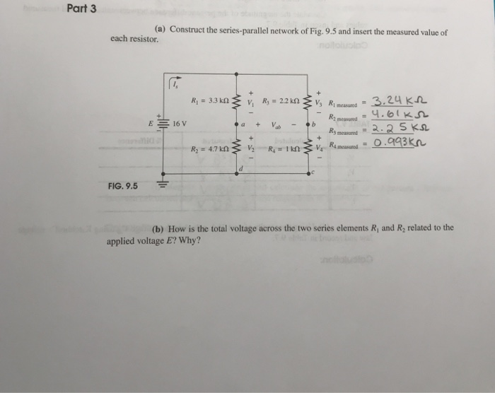 Solved Part 3 (a) Construct the series-parallel network of | Chegg.com