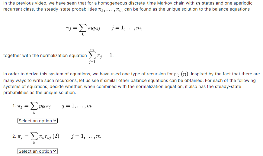 Solved In the previous video, we have seen that for a | Chegg.com