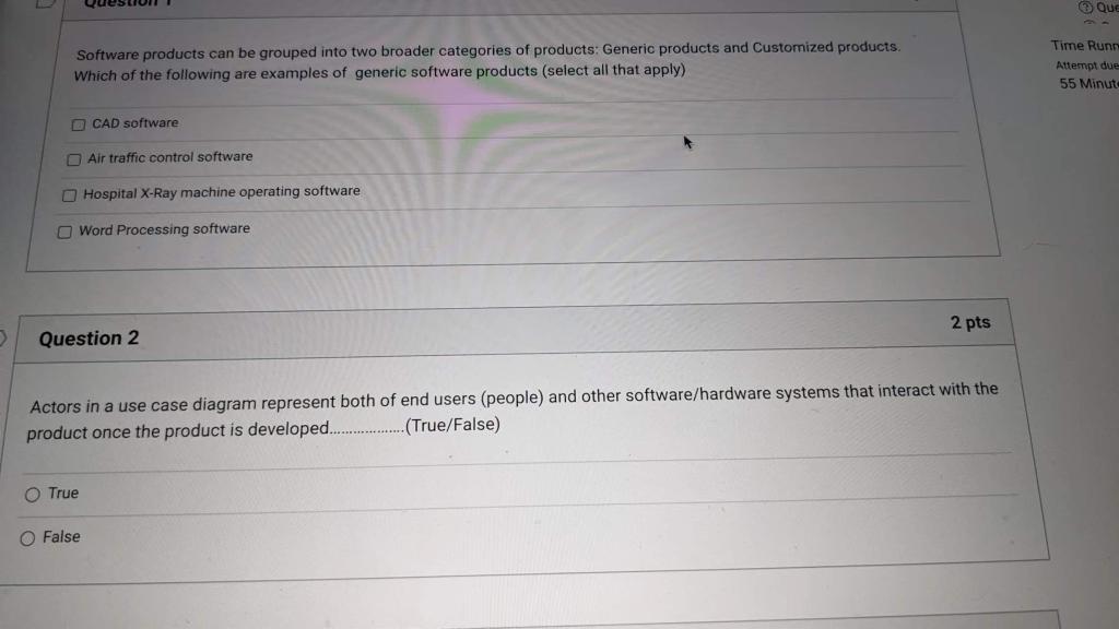 Solved Software products can be grouped into two broader | Chegg.com