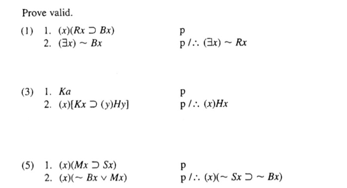 Solved Prove that the following arguments are invalid. / | Chegg.com