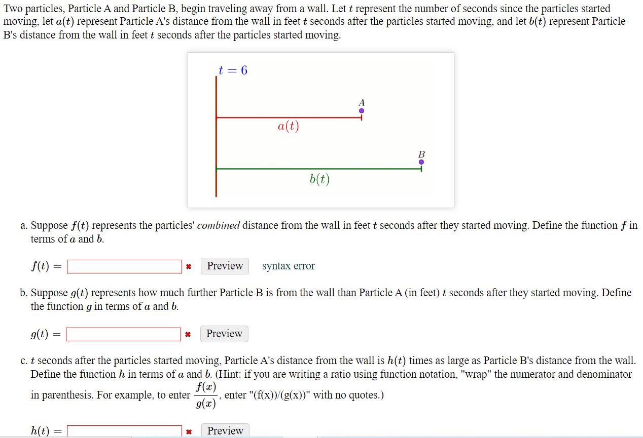 Solved Two particles, Particle A and Particle B, begin | Chegg.com