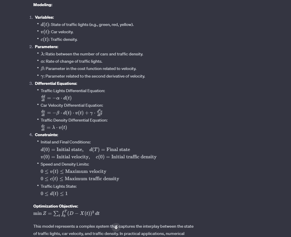 Solved Modeling:Variables:d(t) ﻿: State of traffic lights | Chegg.com