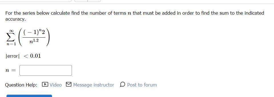 Solved For the series below calculate find the number of | Chegg.com