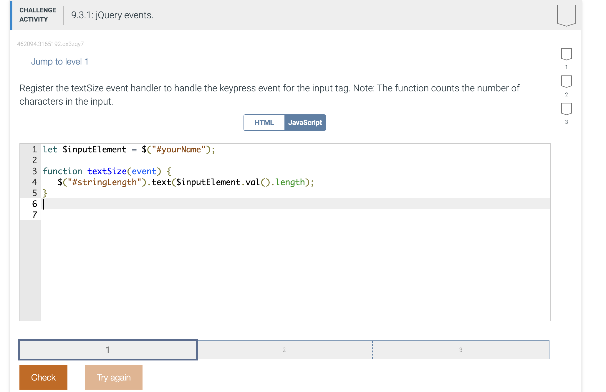 Solved Register the textSize event handler to handle the | Chegg.com Solved Register the textSize event handler to handle the | Chegg.com