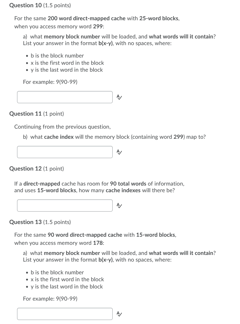 Solved Question 10 (1.5 points) For the same 200 word | Chegg.com