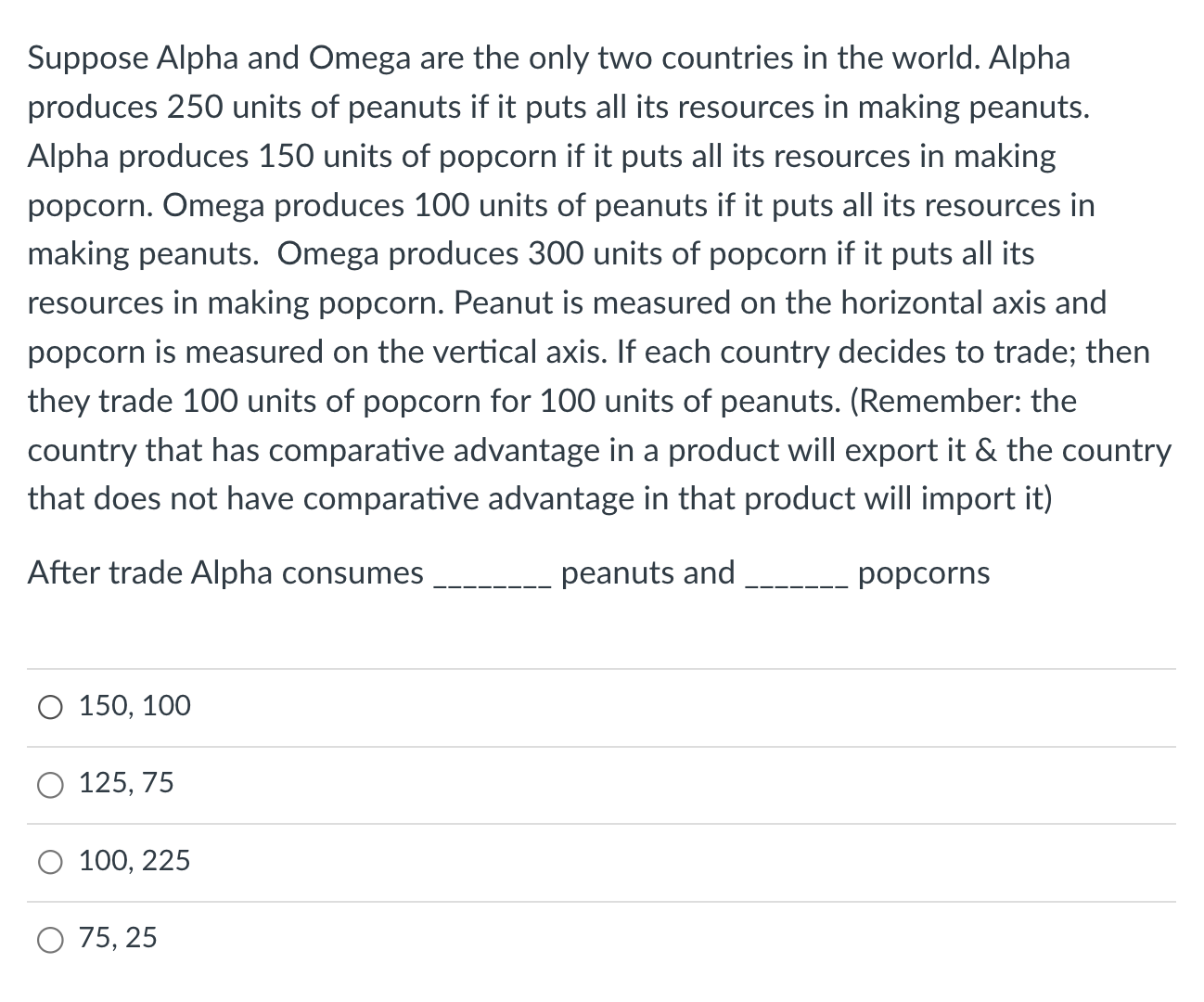 Solved Suppose Alpha and Omega are the only two countries in | Chegg.com