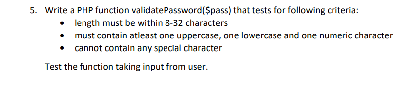 Solved Do this in PHP. Please do not copy the answer from | Chegg.com