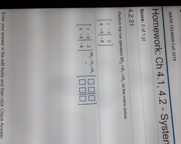 Solved Homework: Ch 4.1, 4.2 - Systems Score: 0 of 1 pt | Chegg.com